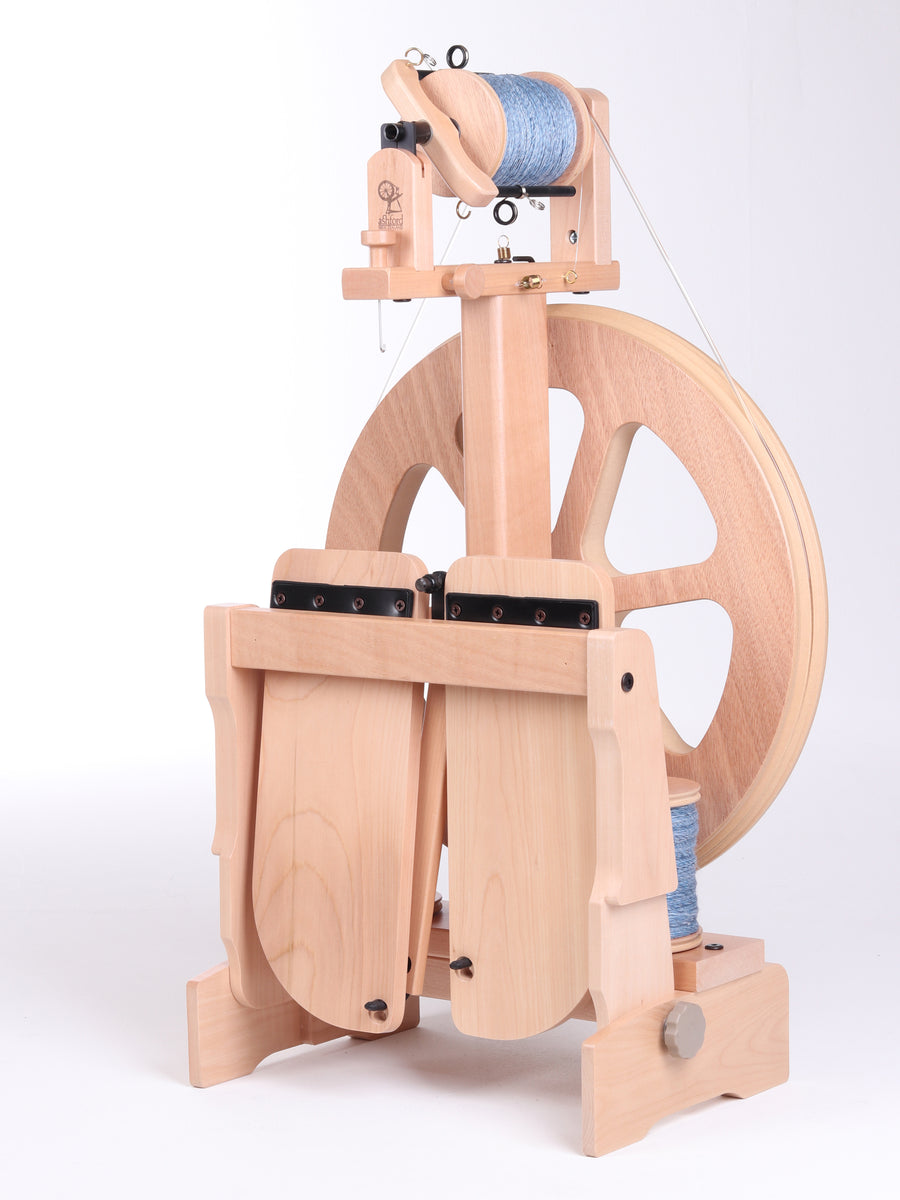 Kiwi 3 Spinning Wheel Natural Unfinished – Mohair & More