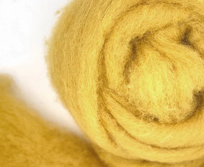 Corriedale Carded Wool Roving-Ginger Pup – Mohair & More