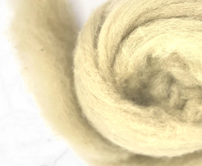 Corriedale Carded Wool Roving-Fawny Friend – Mohair & More